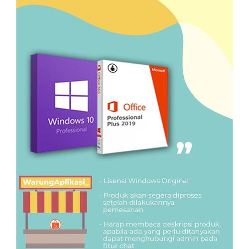 Jual Paket Promo Windows 10 Pro dan Office 2019 Professional Plus ...