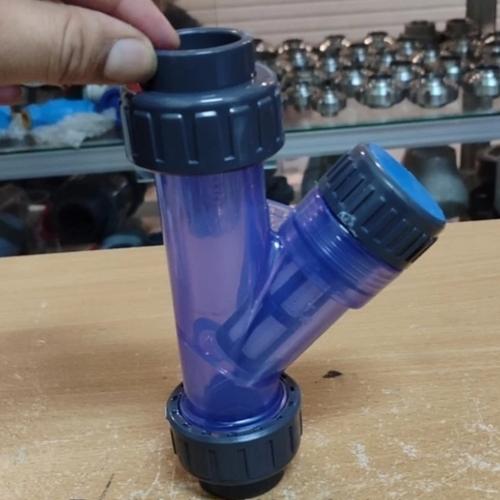 Jual Y strainer pvc clear transparan socket / Saringan strainer pvc ...