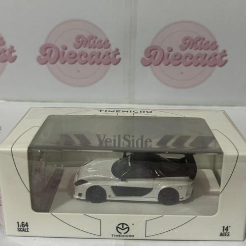 Jual Diecast 1:64 Time Micro VeilSide Mazda RX7 with figure ( white ...