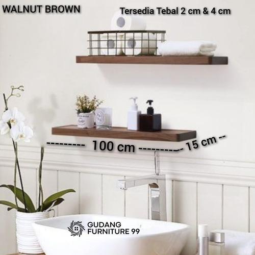 Jual Ambalan Dinding Decorasi Panjang 60 cm, Lebar 15 cm, Tebal 2 cm ...