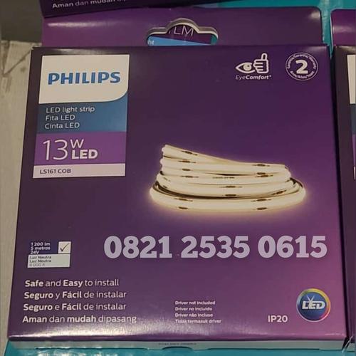 Jual PHILIPS LED LIGHT STRIP LS161 COB LED12 13W 5M 24V LED STRIP COB ...