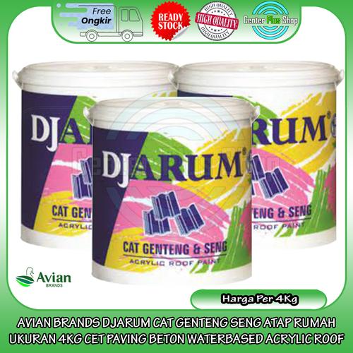 Jual AVIAN BRANDS DJARUM CAT GENTENG SENG ATAP RUMAH UKURAN 4KG ...