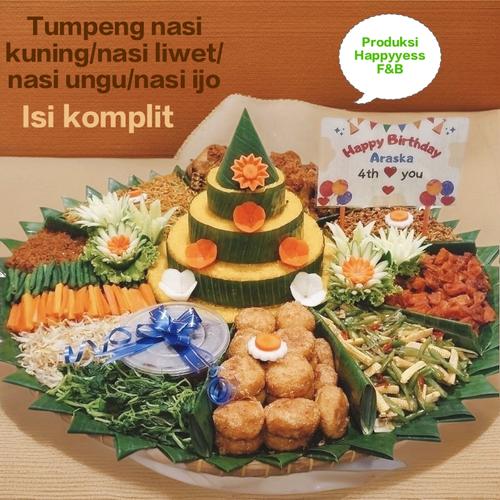 Jual Tumpeng nasi kuning/Nasi tumpeng/Tumpeng /5-25porsi/happyyesfood - porsi 20 - Jakarta Pusat ...
