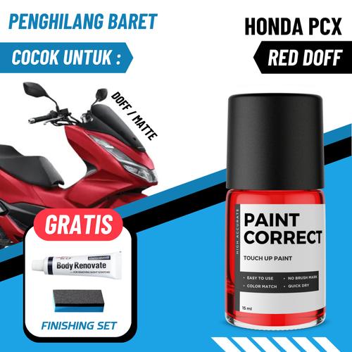 Jual CAT OLES PENGHILANG BARET HONDA PCX RED DOFF MERAH MATTE - Jakarta ...