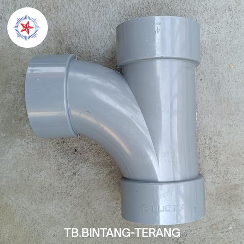 Jual TEE T LARGE RADIUS 4" INCH RUCIKA D SAMBUNGAN PIPA PVC CABANG 3 TIGA - Kota Tangerang - TB ...