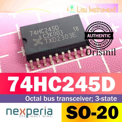 Jual 74HC245D Octal bus transceiver; 3-state 74HC245 SO-20 Nexperia ...