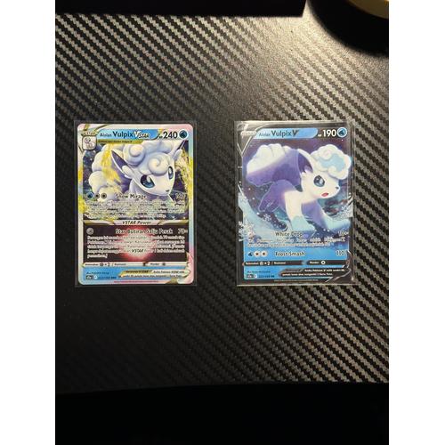 Jual Kartu TCG Pokémon Indonesia Alolan Vulpix Vstar , Alolan Vulpix V ...