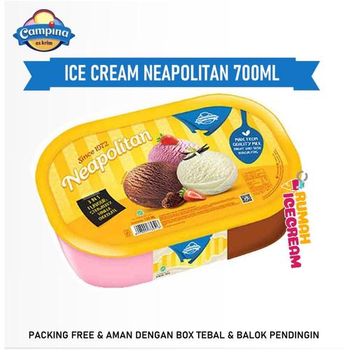 Promo Es Krim Campina Neapolitan 700ml - Jakarta Barat - Rumah Ice ...