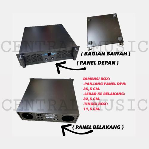 Jual BOX POWER AMPLIFIER GAS 2501 FULL BESI HITAM TEBAL HIGH QUALITY ...