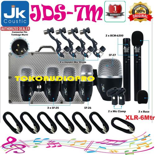 Jual Mic Drum Jk Coustic JDS-7M Jk Coustic Microphone Drum Jk Coustic JDS7M Original - PAKET A ...