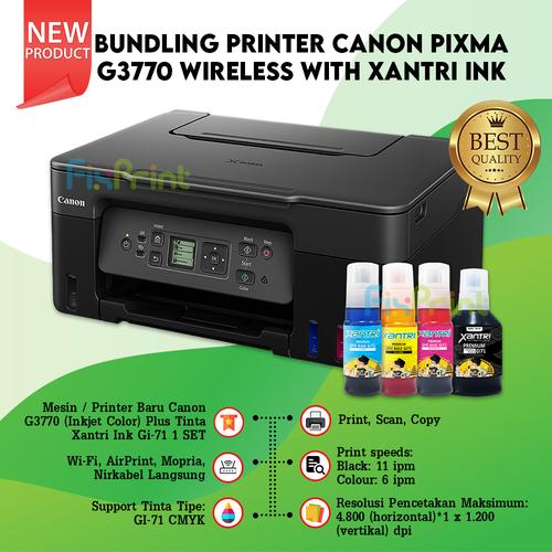 Jual Printer Canon PIXMA G3770 Wireless Scan Print Copy Printer ...