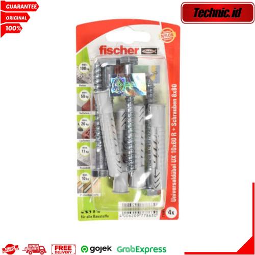 Jual Fischer Sekrup Nylon 10x60 Mm Sekrup Dinding Perkakas Pertukangan ...