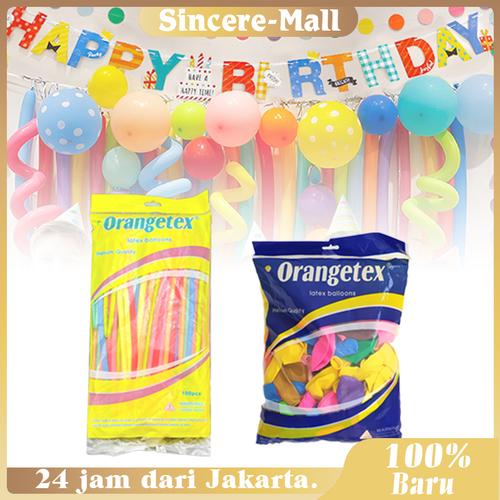 Jual Balon Panjang 100pcs Balon Karet Doff Balon Bulat Balon Cacing ...