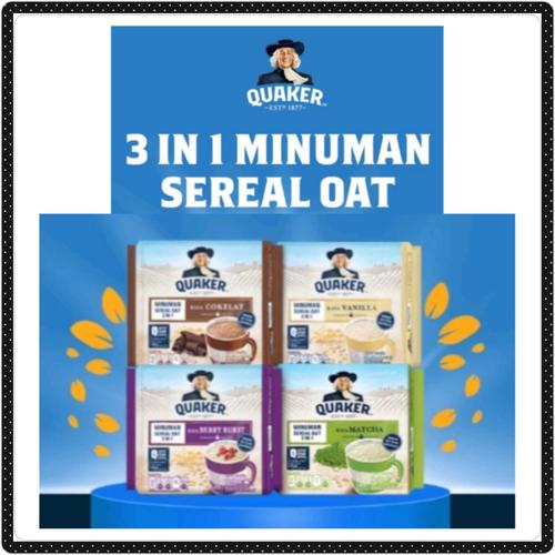 Jual Quaker 3in1 Minuman Sereal Oat - 1 Pak Isi 8 Sachet - Berry Burst ...