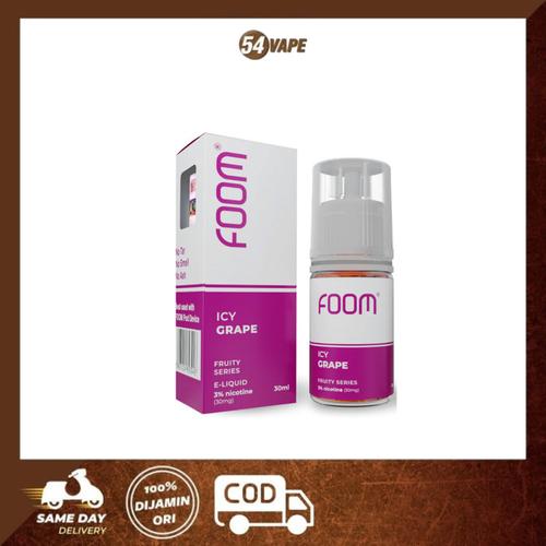 Promo FOOM Icy Grape Saltnic Liquid 30ml - Jakarta Barat - 54vapeHQ ...