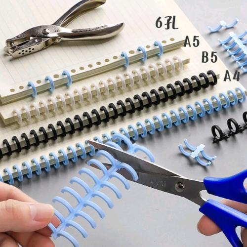 Promo Spiral Binder Plastik / Plastic Binder Binding Strip / Spiral ...