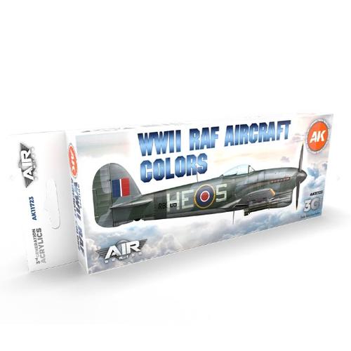Jual WWII RAF AIRCRAFT COLORS SET 8 COLORS AK11723 ( CAT SAJA TANPA BOX ...