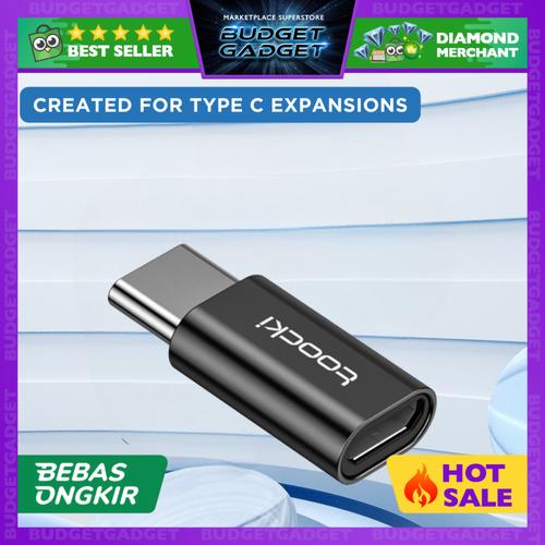 Jual Toocki OTG USB Micro to Type C 2.0 Adapter Converter Safe ...