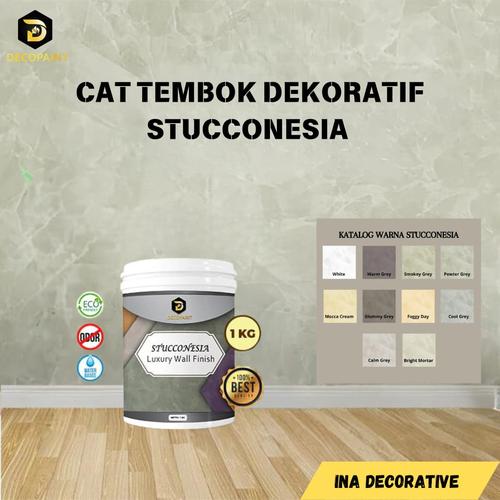 Jual 1Kg Cat Tembok Dekoratif Stucconesia - Cat Stucco Motif Industrial ...