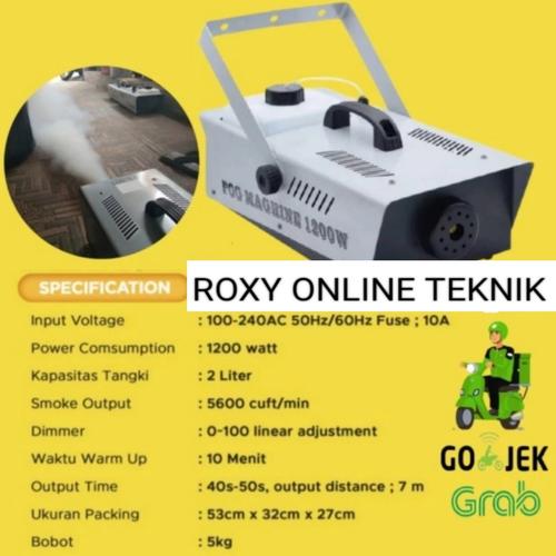 Jual mesin Fogging Fog Fogger machine Disinfektant 1200watt Fogging ...