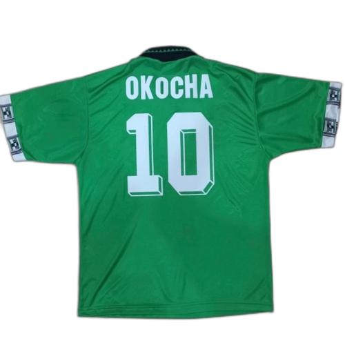 Jual Jay-Jay Okocha #10 Nigeria National Team Home Jersey World Cup ...