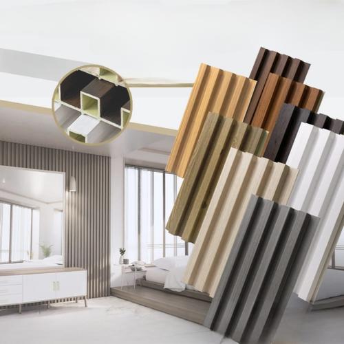 Jual WPC Wood Panel Partisi Kisi PVC Wallpanel Motif Kayu Uk 150cm x ...