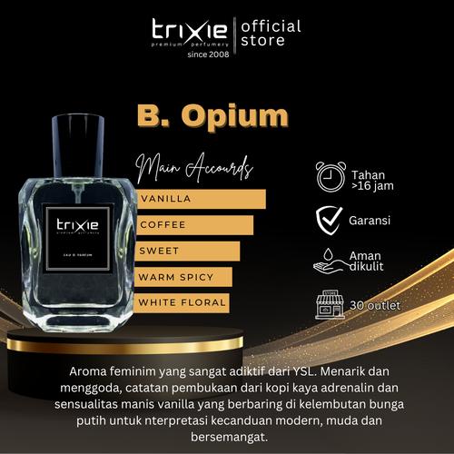 Promo Trixie Premium parfum B Opium inspired - 30ml exlusive - Kota ...