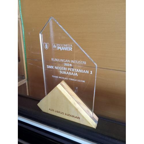 Jual piagam penghargaan akrilik/piala akrilik/plakat akrilik/trophy ...