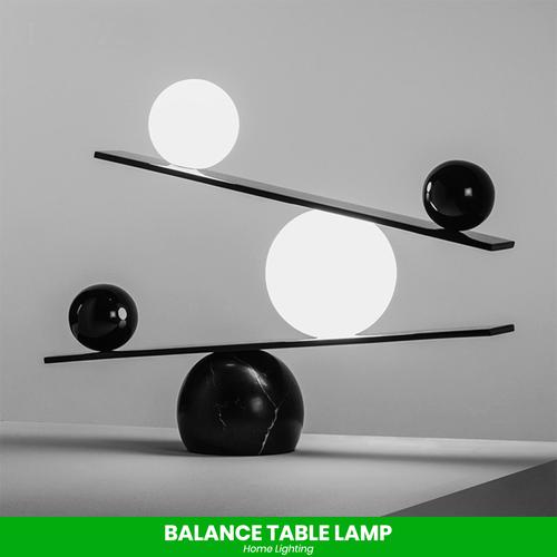 Jual Lampu Meja Tidur Hias Estetik Model Minimalis / Balance Table Lamp ...