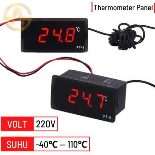 Jual Digital Led Thermometer Panel 220V -40 - 110C 220V Termometer ...