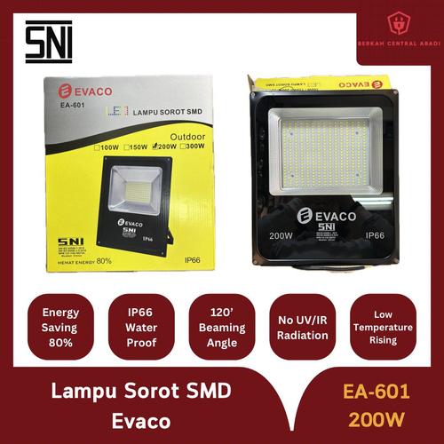 Jual Lampu Sorot Evaco 200 Watt SNI EA601 LED SMD - Jakarta Barat ...
