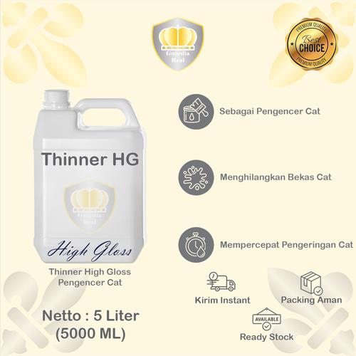Jual Thinner High Gloss 5 Liter/ Thinner HG 5 Liter/ Tiner High Gloss 5 Liter/ Tiner HG 5 Liter ...