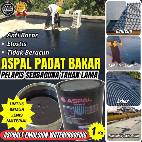Promo Aspal Padat 1Kg Pelapis Lantai dan kolong mobil Anti Bocor Rembes ...