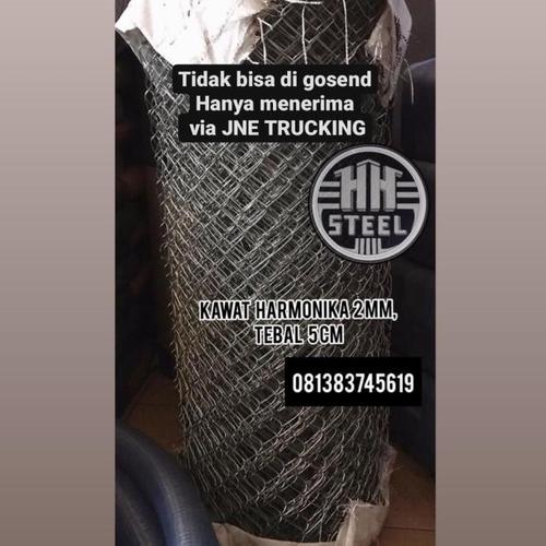 Jual Kawat Harmonika Tinggi 2m lobang 5 cm tebal +-2mm Harga per meter Eksp TERLENGKAP - Kota ...