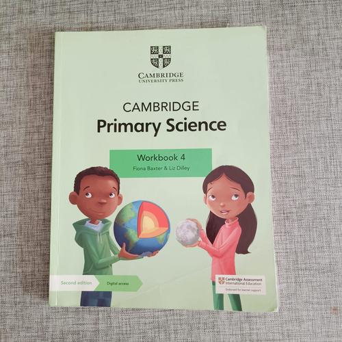 Jual Cambridge primary science workbook book 4 preloved original ...