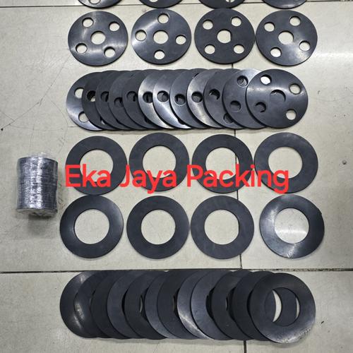 Jual Packing Gasket Flange Karet FKM Viton Original Tebal 3mm 3/4" inch DN 20 ANSI 150 ( RF ...