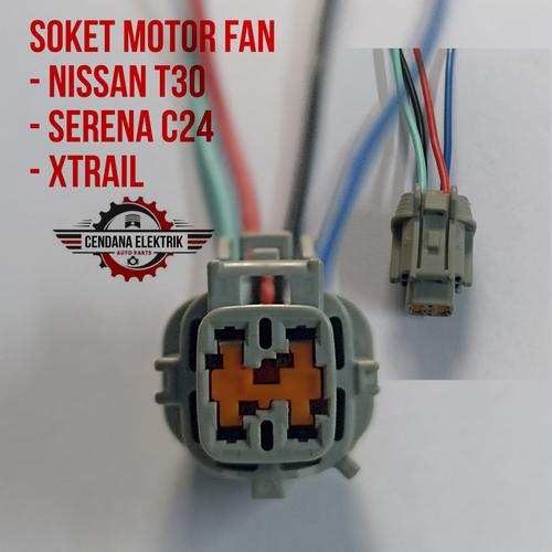 Jual Soket Socket Motor Fan Nissan T30 Serena C24 Xtrail - female ...