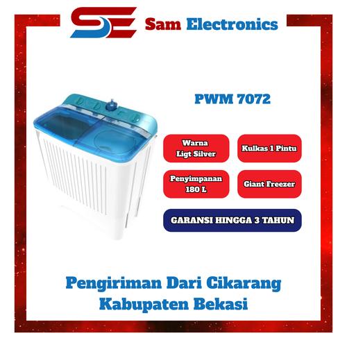Jual MESIN CUCI 2 TABUNG POLYTRON PWM 7072 TWIN TUBE POLYTRON PWM7072 ...
