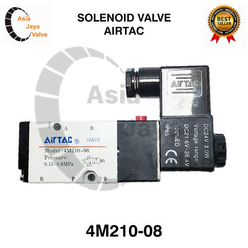 Jual Solenoid Valve 4m310 08 | 4m310 10 Airtac 220v ac/ 24v dc/ 110v ac - BODYONLY - DC24 ...