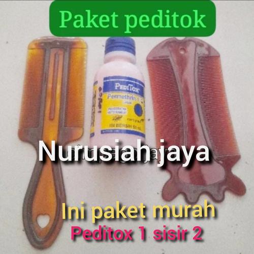 Jual paket peditox sisir kutu rambut serit untuk obat pemasni kutu di ...