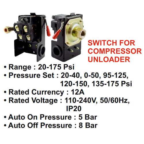 Jual WIPRO Pressure Switch / Otomatis dengan Toogle untuk Compressor ...