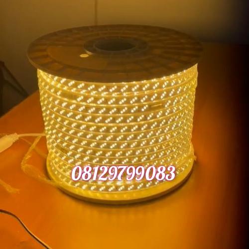 Jual lampu selang led drop ceiling pita 100m 100 meter 3 baris led mata led 180 led 180 D ...