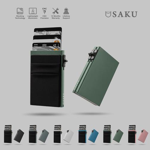 Jual SAKU StretchSafe Dompet Kartu Lycra Pria Wanita Smart Wallet Card ...