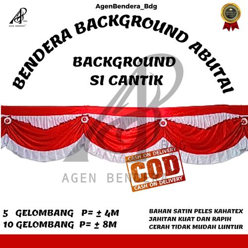 Jual Bendera Background Merah Putih Motif Lengkap Bekron Hiasan Kantor ...