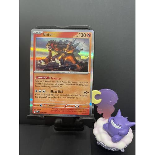 Jual Pokemon TCG Indonesia Entei SV4a 028/190 R Harta Berkilau ...