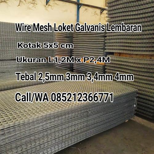 Jual Wire Mesh Galvanis lembaran murah dan tahan karat - Tebal 4mm ...