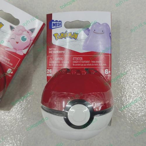 Jual Mattel Mega pokemon pokeball ditto no Pikachu Bulbasaur jigglypuff ...