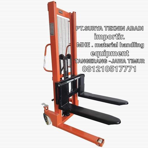 Jual hand stacker manual 2 ton angkat ketinggian 1.6 meter/merek car ...