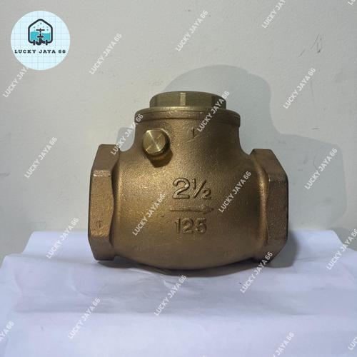 Jual Check Valve Kitz 2 1/2" Inch Kuningan Drat/Swing Check Valve Class ...