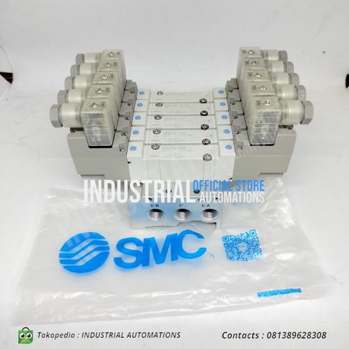 Jual SMC SY7240-5DZ-05-02 (24V DC) 5 Port Solenoid Valve Manifold 5 ...